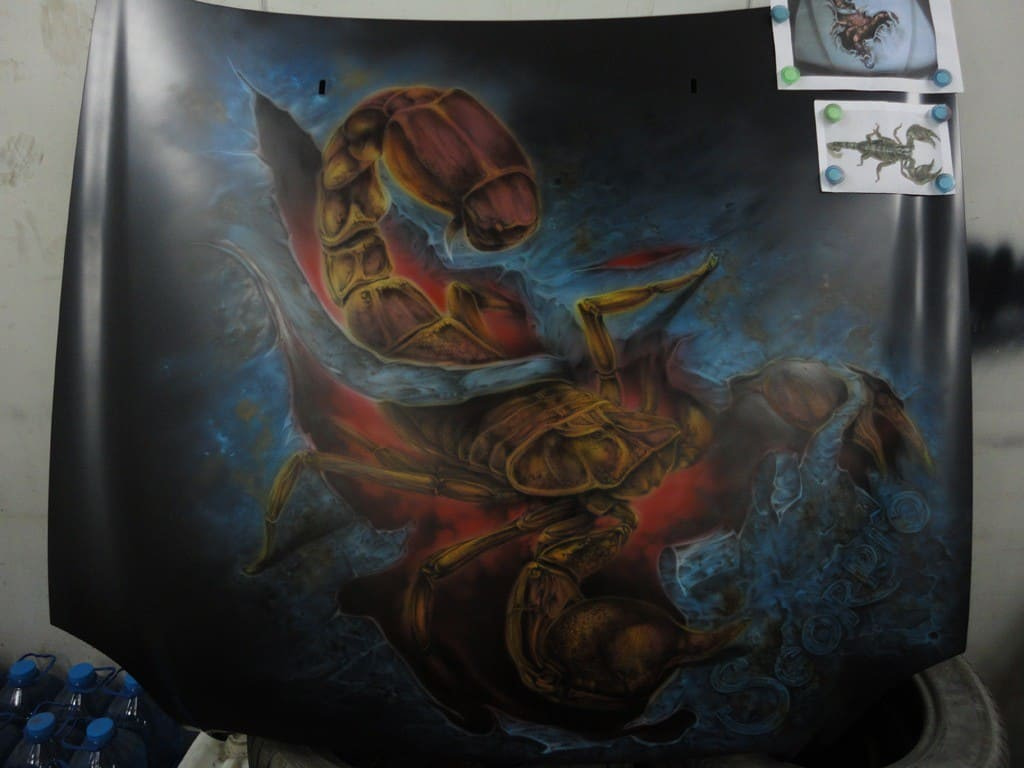 Airbrush Tutorial - Scorpio